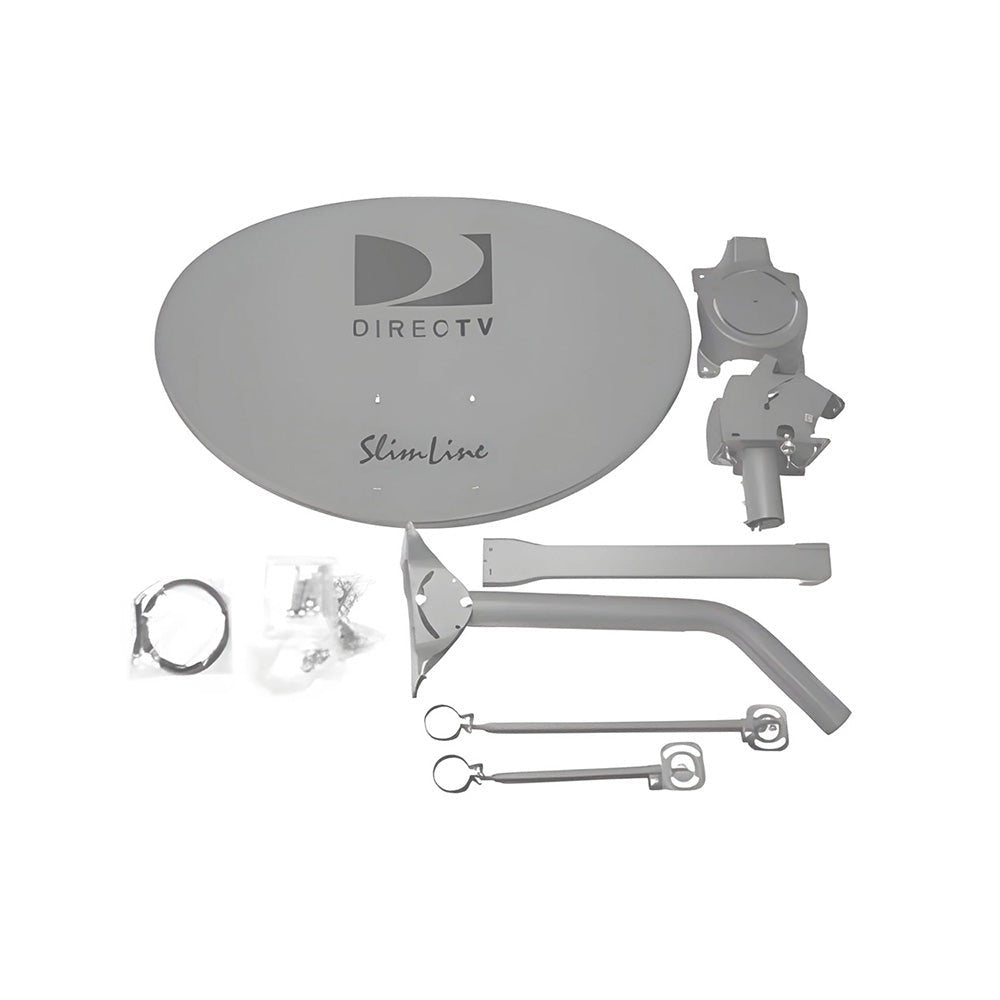 Directv Slimline Satellite Dish, W/2 Brace, NO LNB– The Satellite Shop